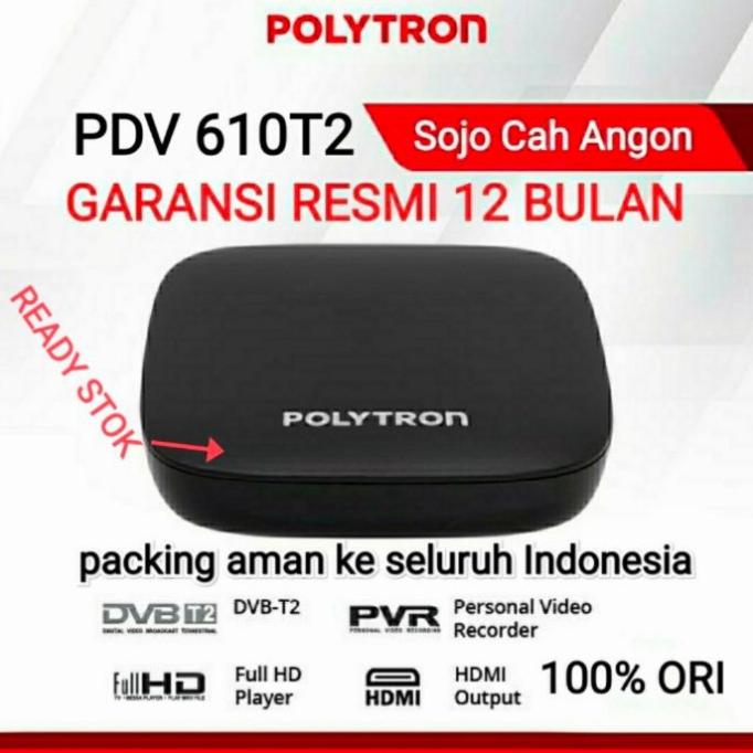 STB T2 Polytron set top box dvb t2 receiver tv digital PDV 600T2 ...