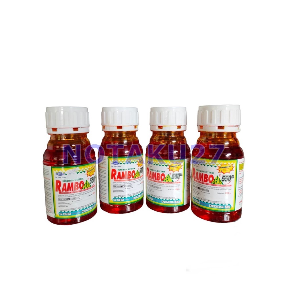 Herbisida Rambo Peak 250 ML/ 500 ML - IPA Glifosat 550 SL - Pembasmi ...