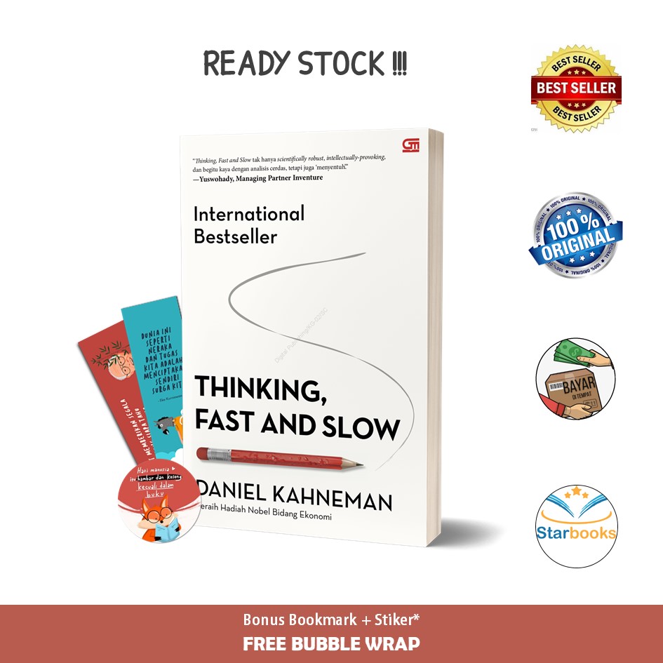 Buku Thinking, Fast And Slow - Gramedia (Self Improvement) | Lazada ...