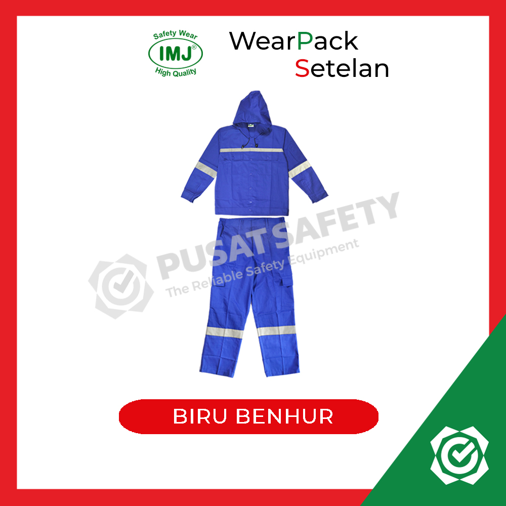 Wearpack Setelan Hoodie Baju Safety Seragam Kerja Proyek IMJ | Lazada ...