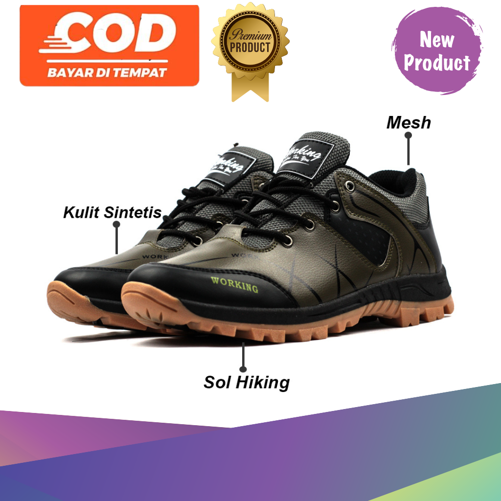 SEPATU TRACKER HIKING NEW ARRIVAL SEPATU OUTDOOR SEPATU GUNUNG | Lazada ...