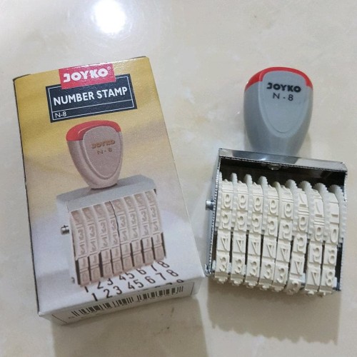 Number stamp 8 digit /stempel angka/stamp cap JOYKO N.8 | Lazada Indonesia