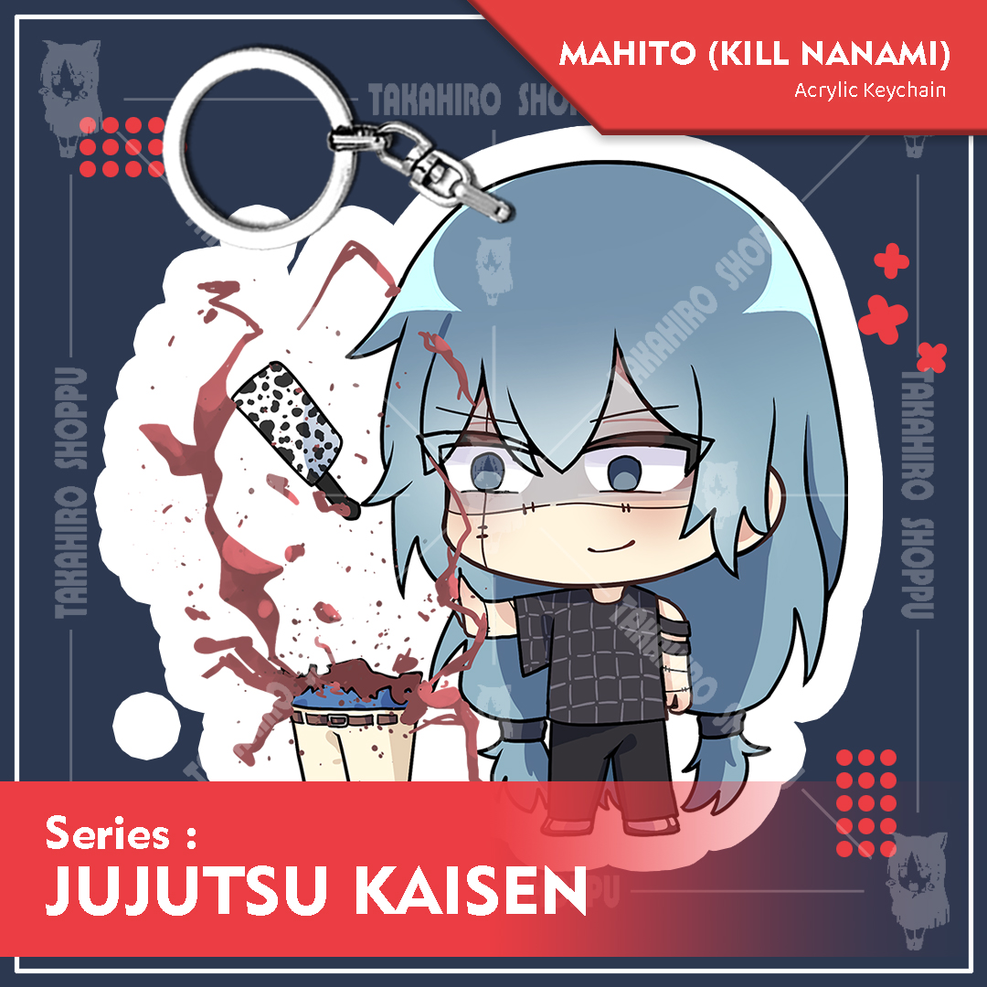 Ganci / Gantungan Kunci / Keychain Akrilik Jujutsu Kaisen MAHITO (KILL ...