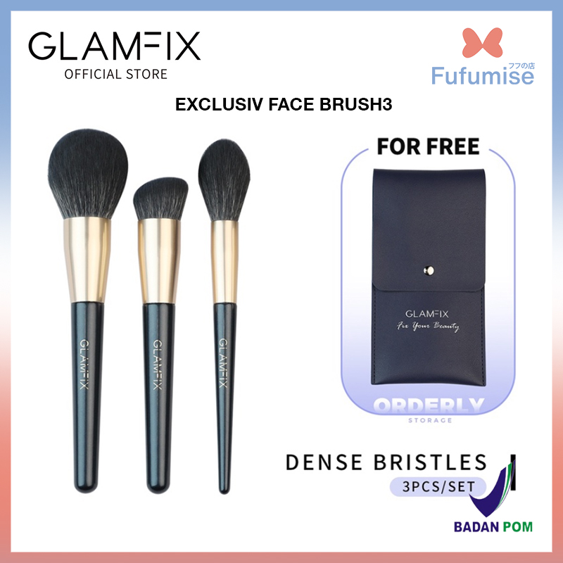 GLAMFIX Pro Limited Brush Set 5pcs | Exclusive Face Brush Set 3 Pcs ...
