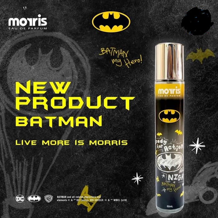 Morris Eau De Parfum Batman 50ml | Lazada Indonesia