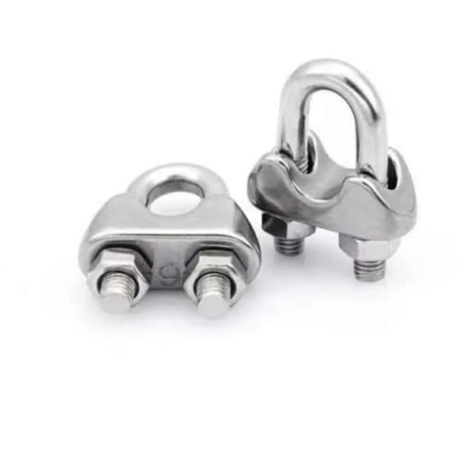 5pcs KLEM SELING BAJA 6 MM / KUKU MACAN 6 MM / KLEM KABEL BAJA 6MM ...