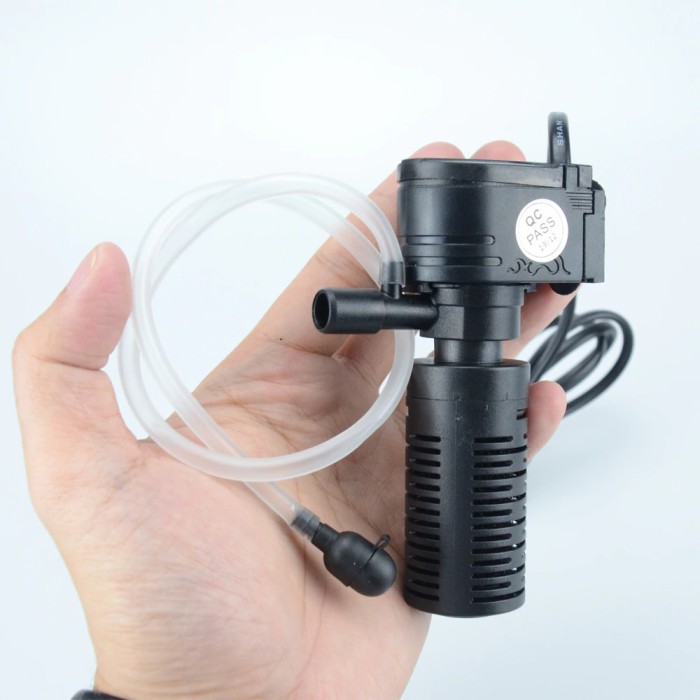 Pompa Air Aquarium Mini Venturi HX200L Filter Sirkulasi Akuarium ...