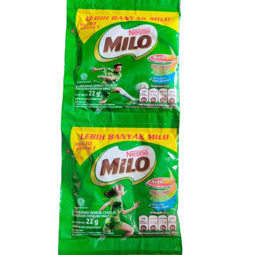 Milo Biasa Kemasan Sachet 22gr (1 renceng isi 10 pcs) | Lazada Indonesia