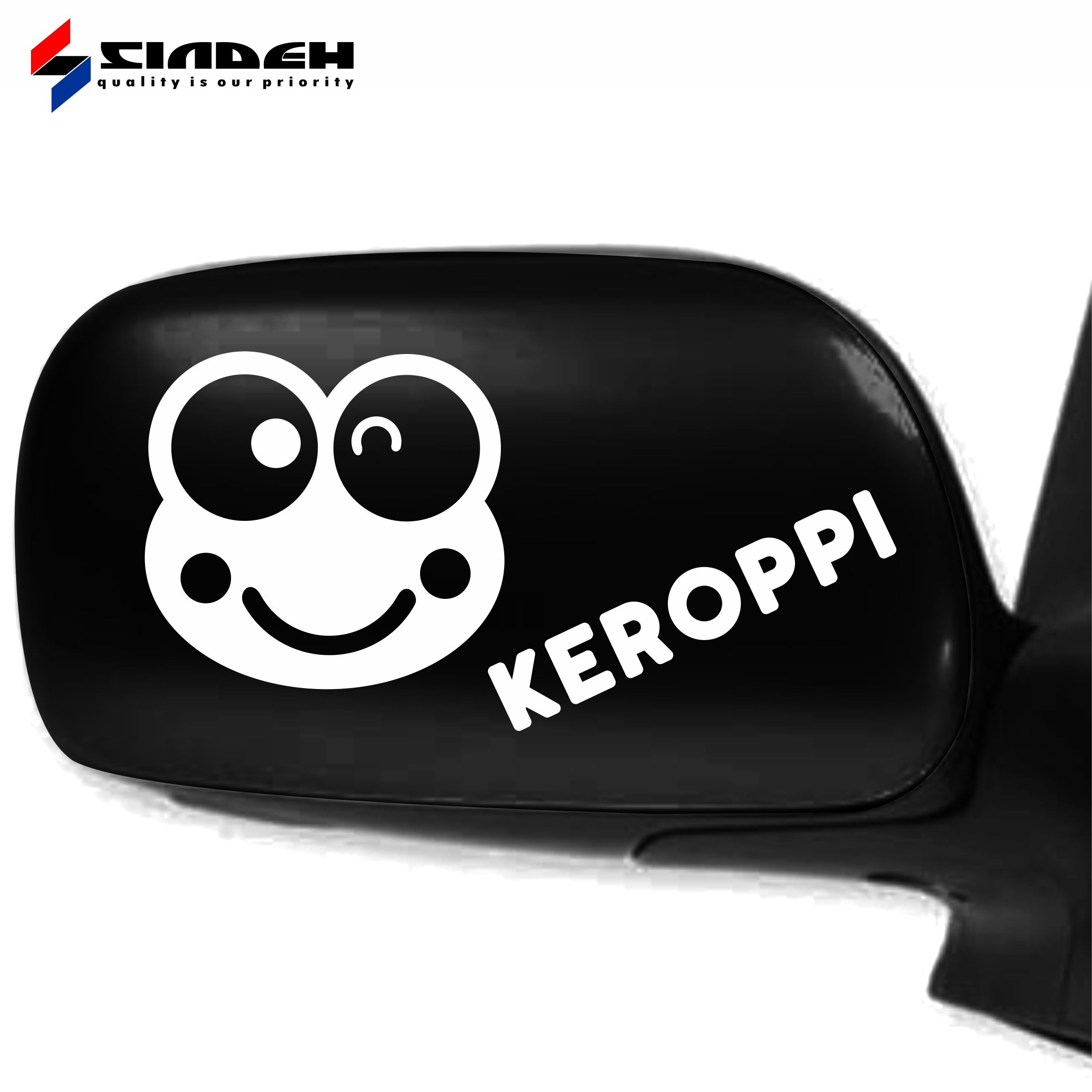cutting sticker mobil spion keroppi lucu imut stiker mobil keren murah ...