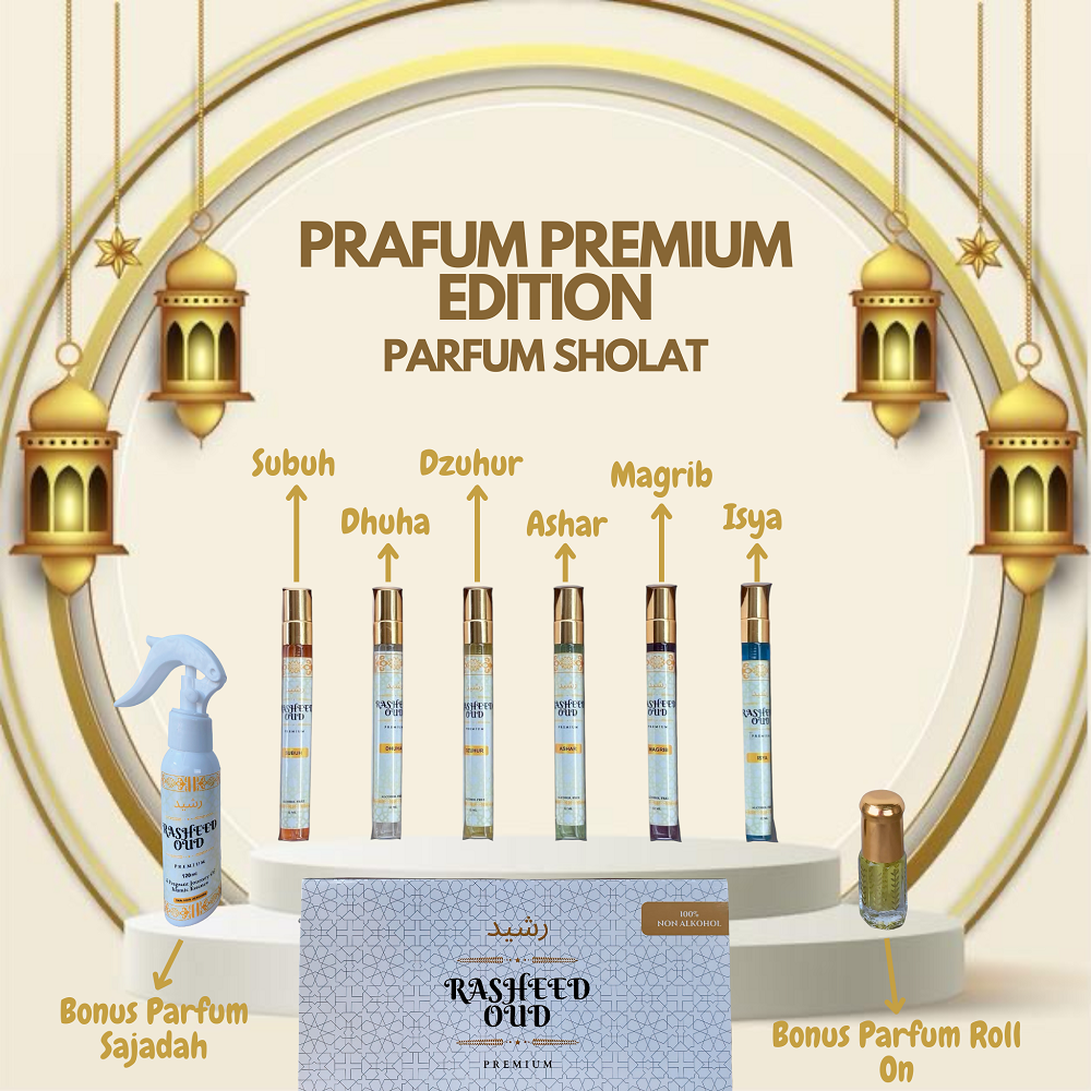 RASHEED OUD PARFUM SHOLAT NON ALKOHOL PREMIUM EDITION/ PARFUM ISLAMI ...