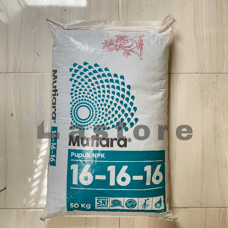 Pupuk Meroke NPK MUTIARA 16-16-16 50 Kg Kemasan Pabrik | Lazada Indonesia