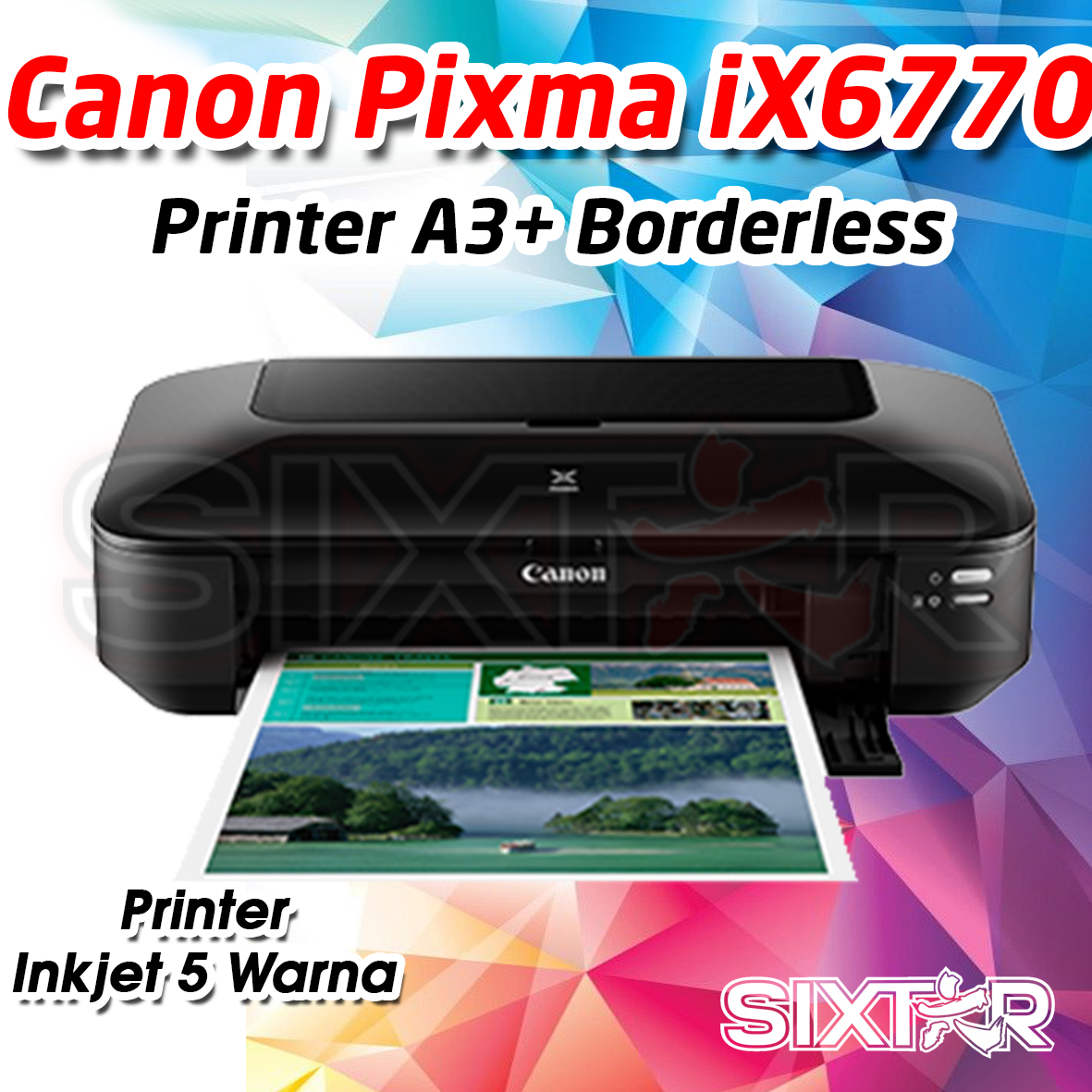 Canon PIXMA iX6770 Printer A3+ Borderless | Lazada Indonesia