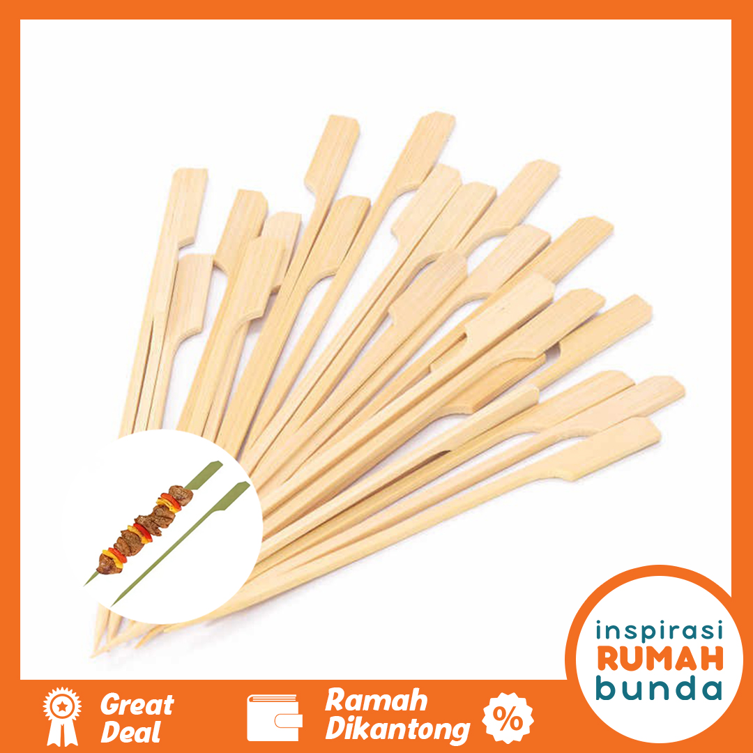 Tusukan Sate Tusuk Sate Dayung 15cm Bambu Bendera Teppo Yakitori Skewer ...
