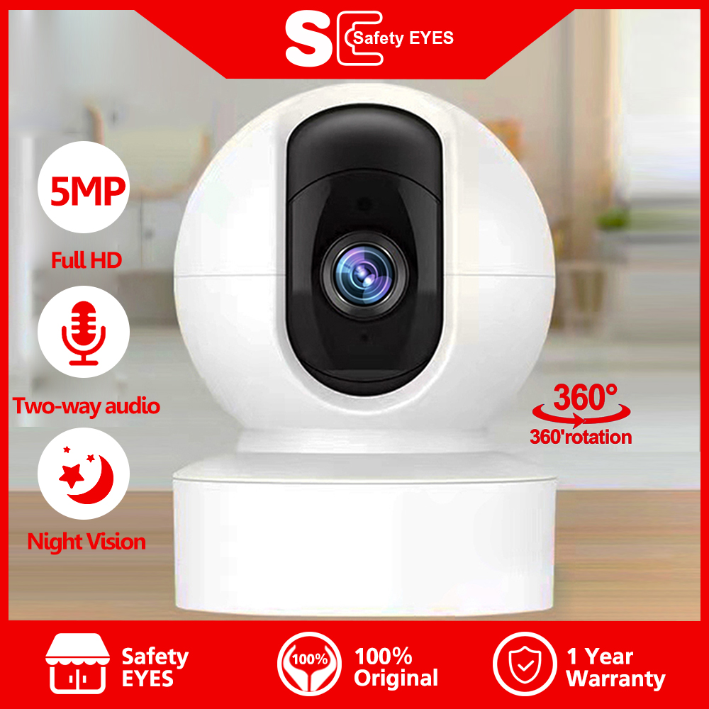 CCTV WiFi 5MP Full HD Kamera Indoor IP Smart Camera cctv PTZ 360 ...