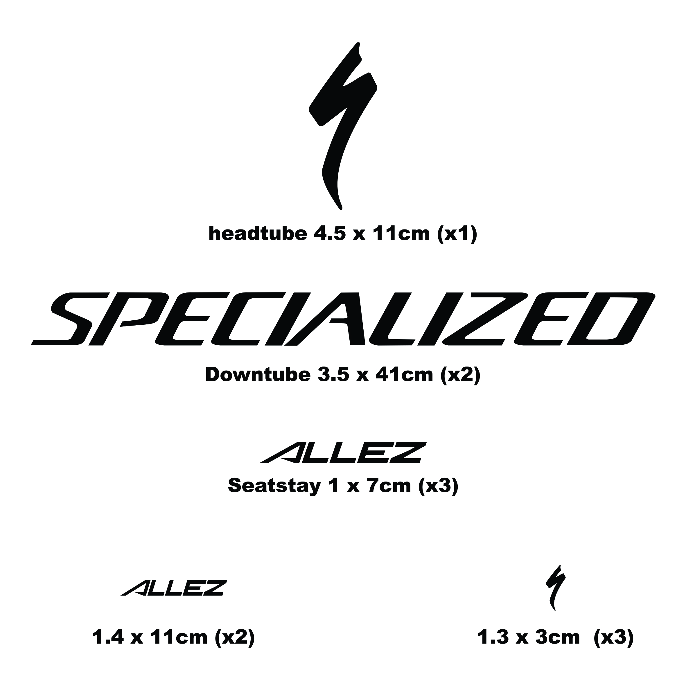 Stiker Pack Sepeda Specialized Allez - Bicycle Decal Sticker | Lazada ...
