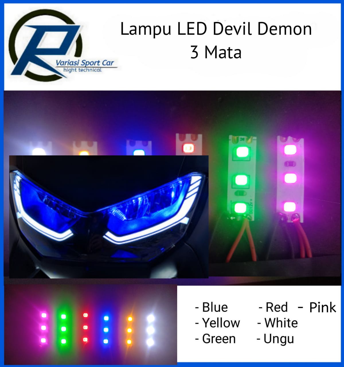 Lampu Devil eye premium led grade super | Lazada Indonesia