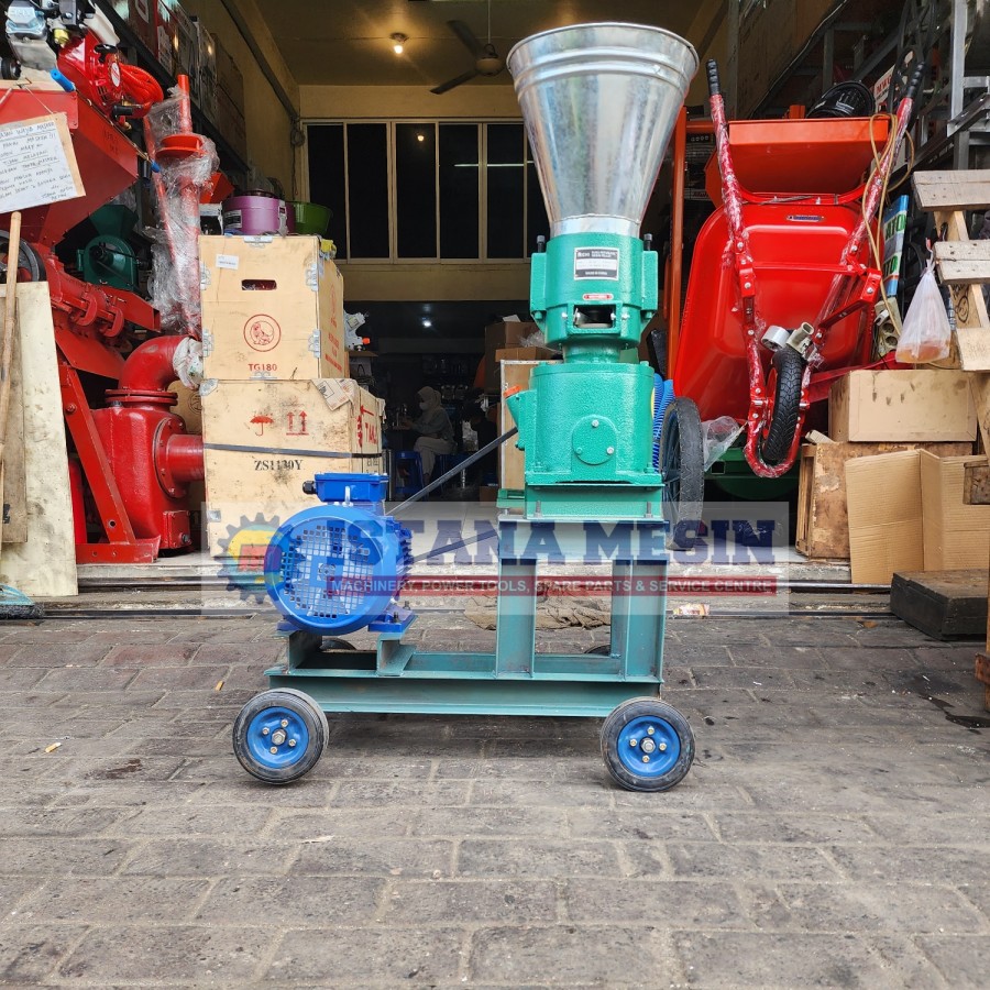 MESIN GILING CETAK GILINGAN PELET FSKL 150 COMPLETE MOTOR 5.5HP ...