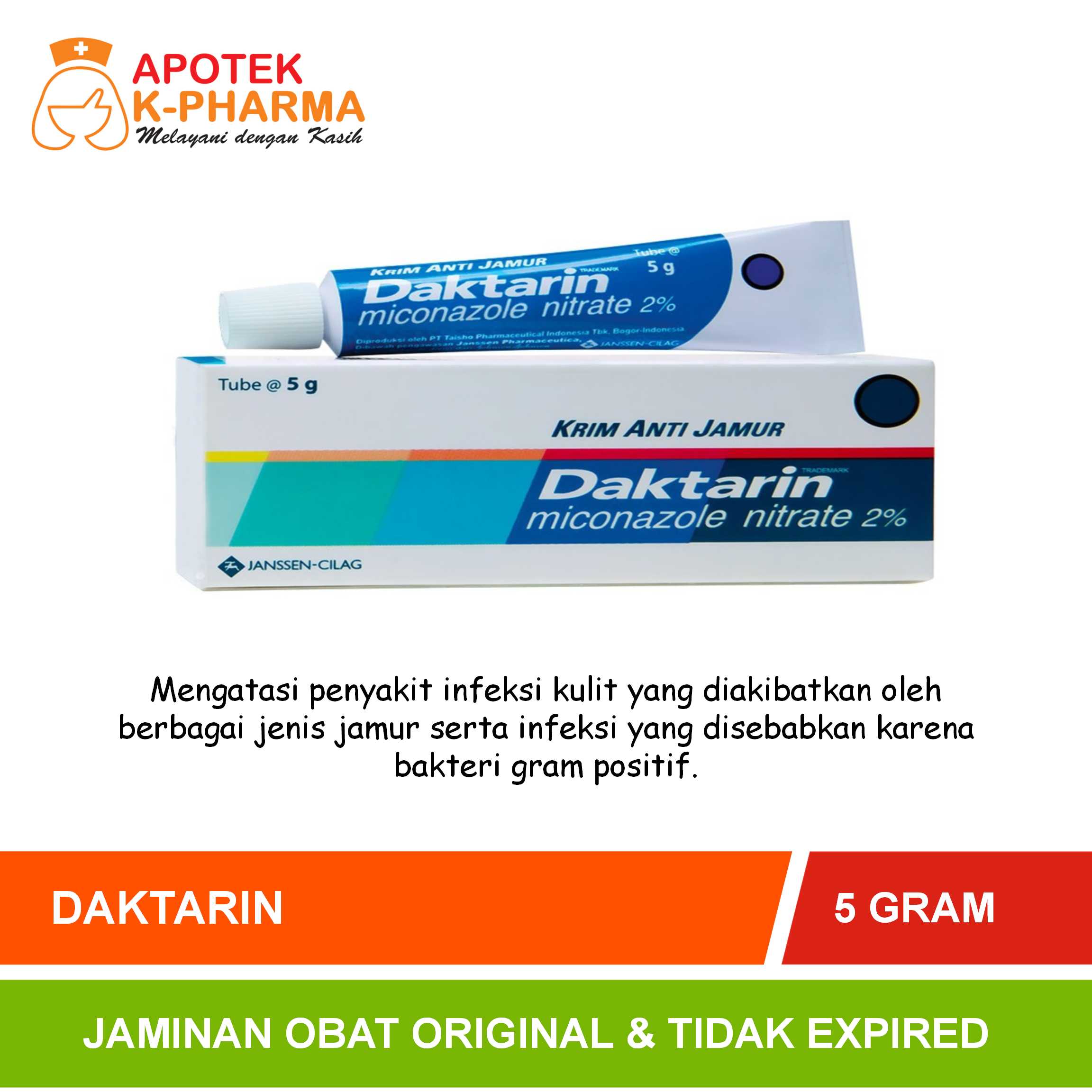Daktarin Krim Isi 5gram Obat Original Jansen | Lazada Indonesia