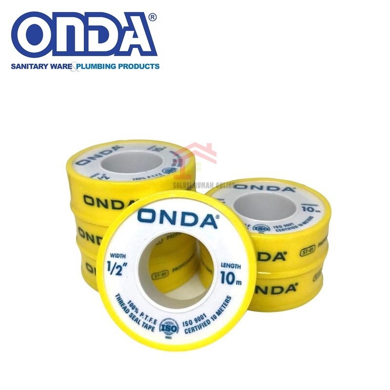 Sealtape Onda ST 01 1/2 10 meter Seal Tape / Isolasi Pipa Kran Seltip ...