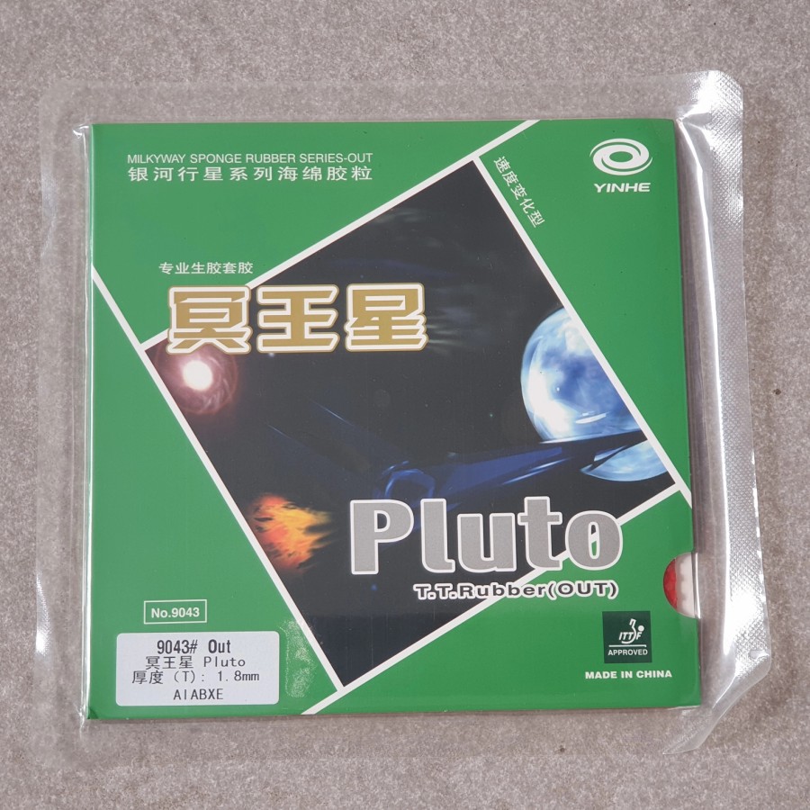 yinhe pluto short pips 1.8 black rubber karet ping pong | Lazada Indonesia