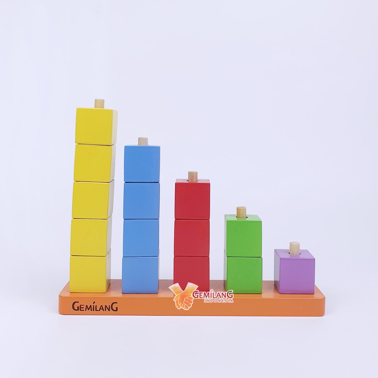 Mainan Edukasi Tangga Balok & Silinder Mainan Anak Mainan Kayu | Lazada ...