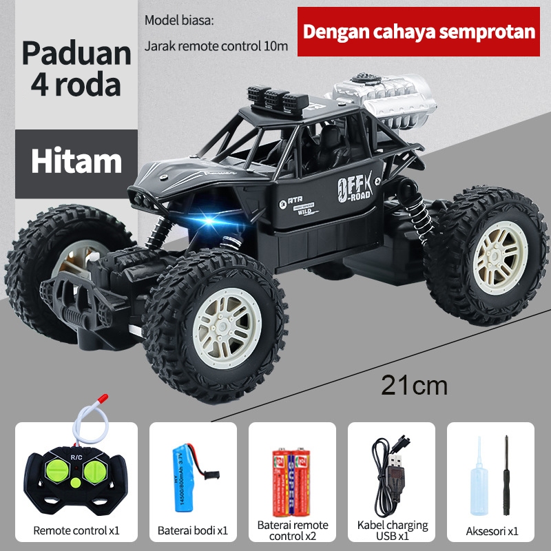 Remote Control Off-Road Climbing Car RC Rock Crawler 2WD Powerful ...