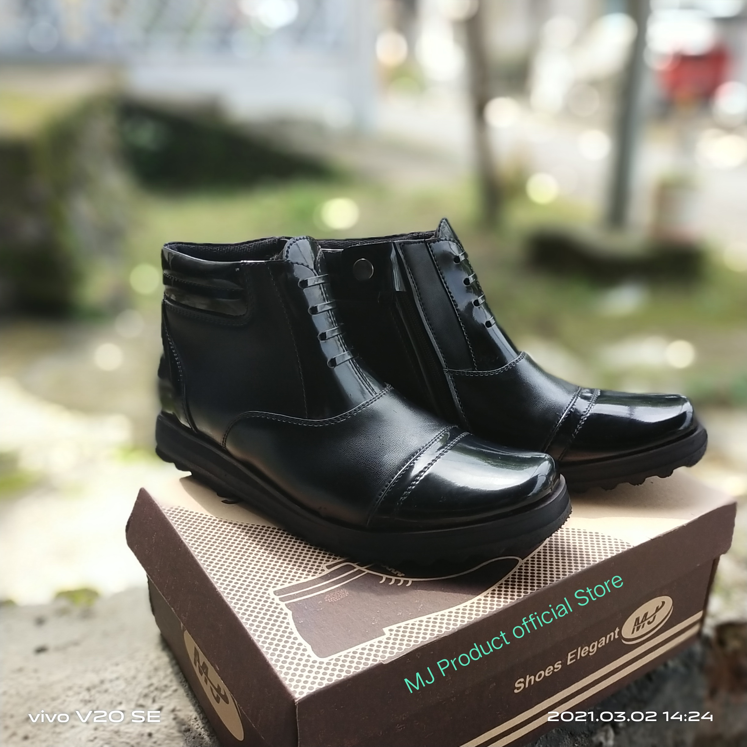 Sepatu pdh pria Sepatu pdh Satpam Sepatu kantor pria | Lazada Indonesia