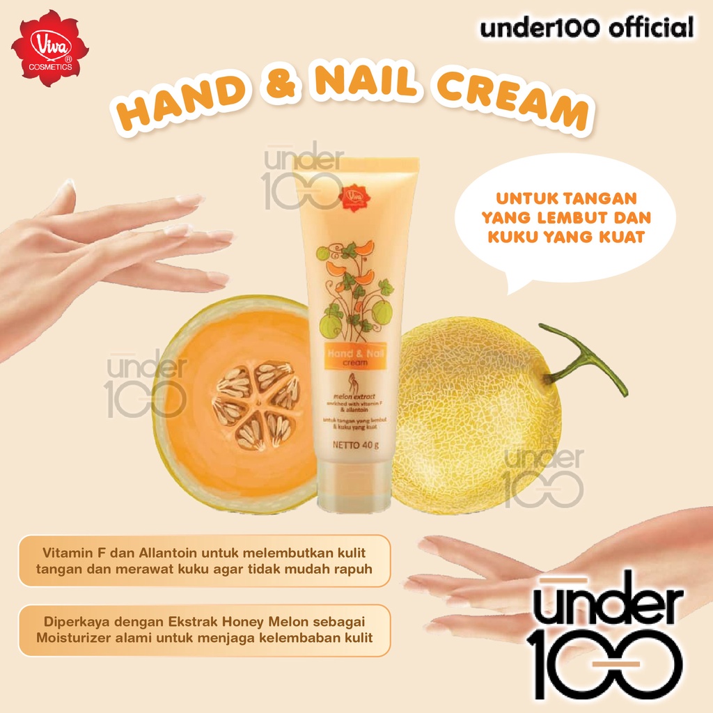 Viva Hand & Nail Cream 40g Halal | UNDER100 | Lazada Indonesia