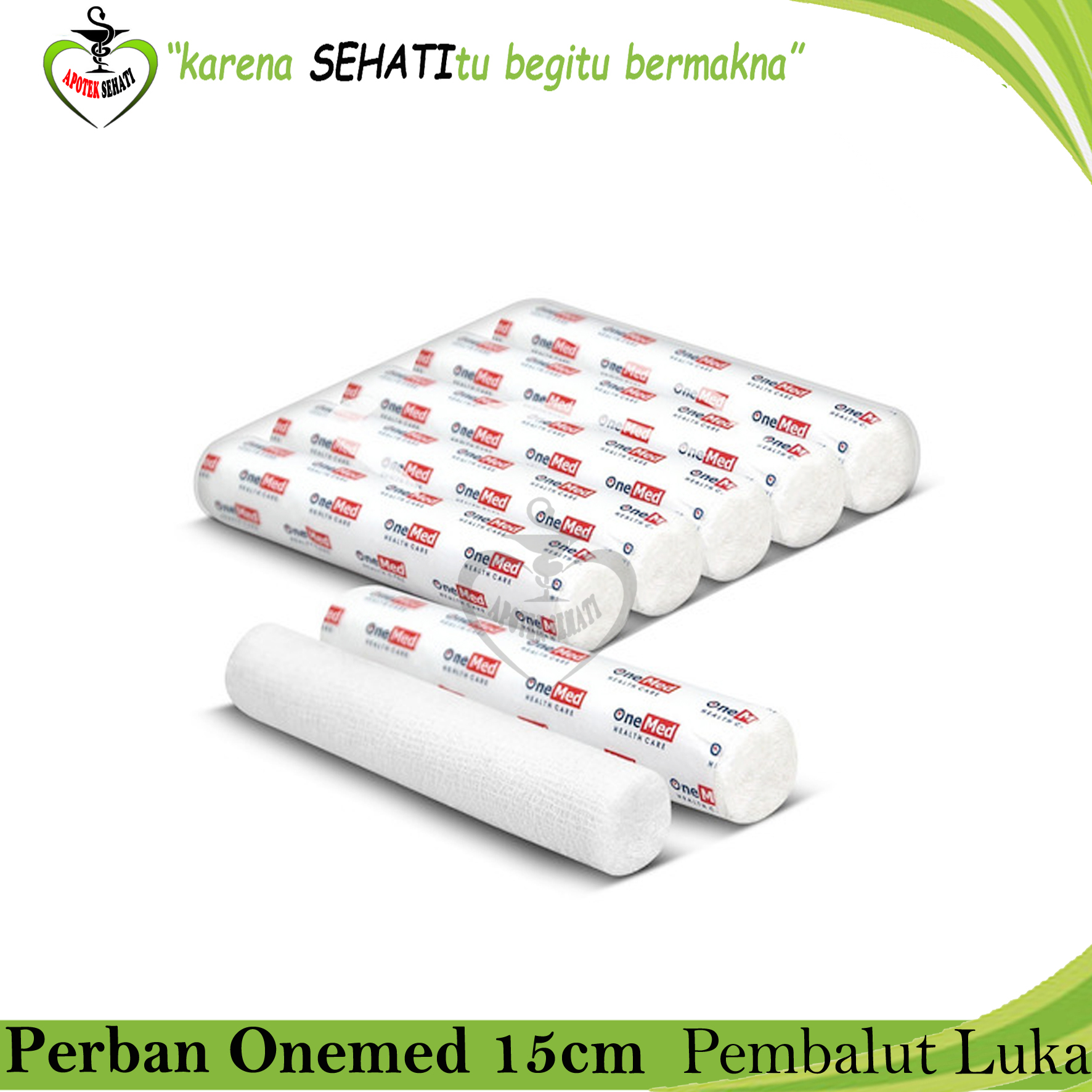 Perban Verban Onemed Ukuran 5 10 15 Cm Pembalut Luka | Lazada Indonesia