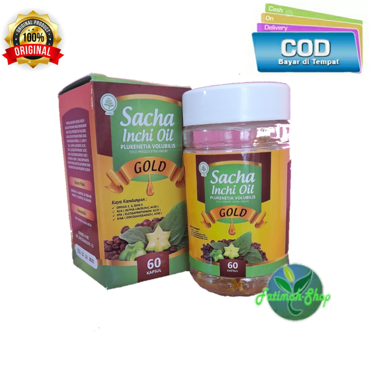 MINYAK SACHA INCHI OIL 50kps - SACHA INCHI OIL OMEGA 3, 6, 9 | Lazada ...