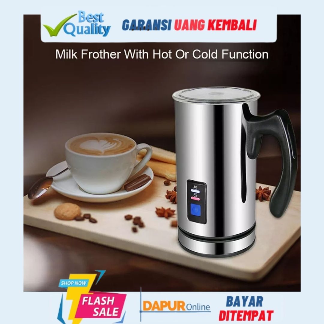 Steamer Susu Elektrik Milk Frother Electric Milk Foam Alat Pembuih Susu ...