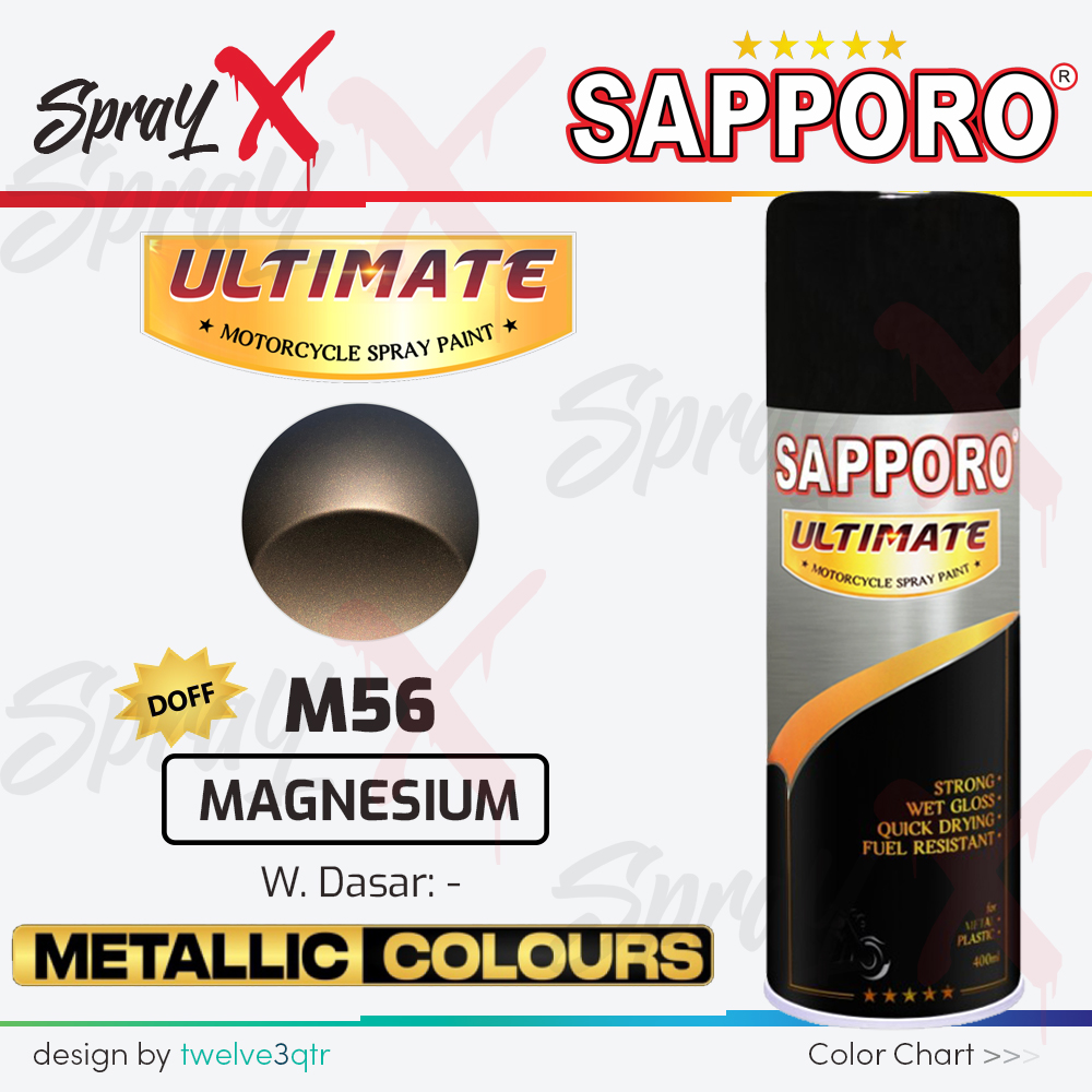 SAPPORO ULTIMATE MAGNESIUM M56 400ML / COKLAT METAL | Lazada Indonesia