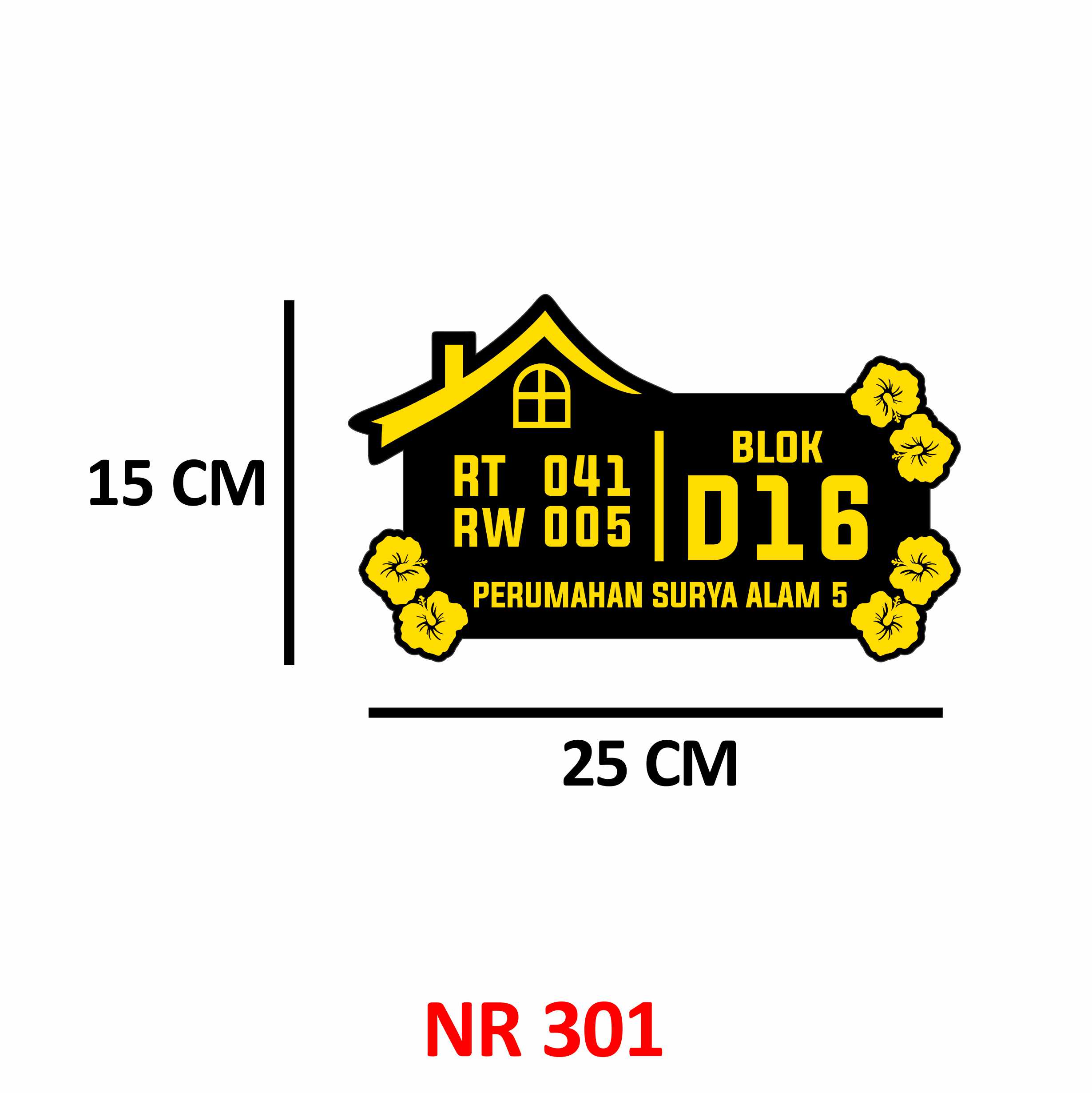 Papan nama rumah | Nomor rumah | nomer rumah | no rumah | nomor rumah ...