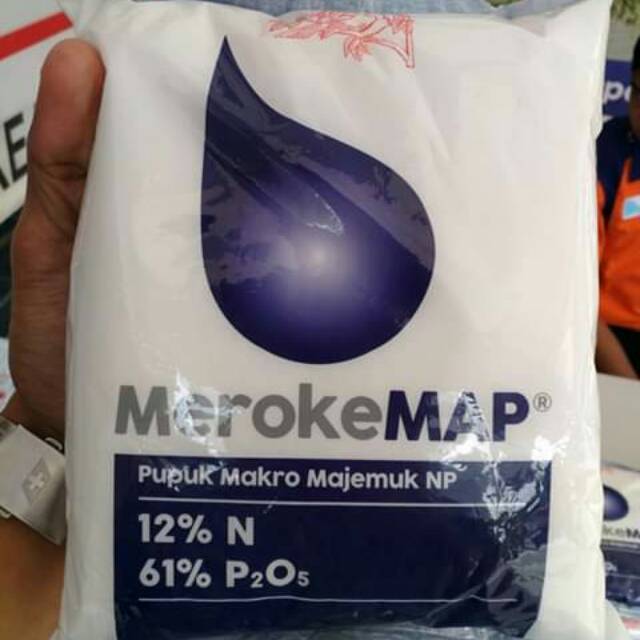 pupuk makro NP MEROKE MAP kemasan 1kg dari MEROKE TETAP JAYA | Lazada ...