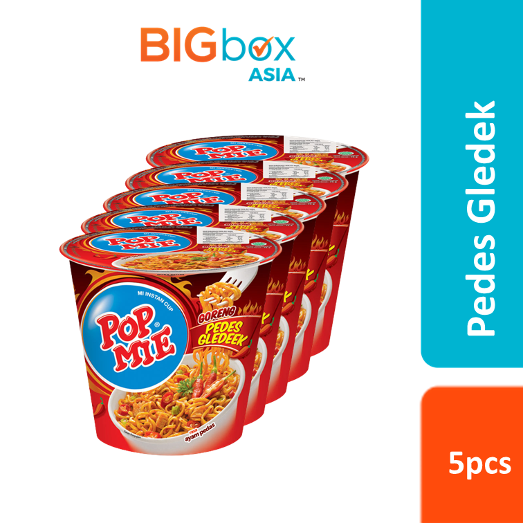 Pop Mie Goreng Instant Rasa Pedes Gledek 75gr - 5pcs | Lazada Indonesia