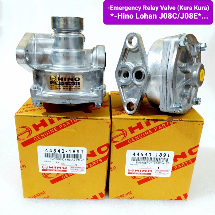 EMERGENCY RELAY VALVE / KURA KURA HINO LOHAN J08C / J08E ORIGINAL ...