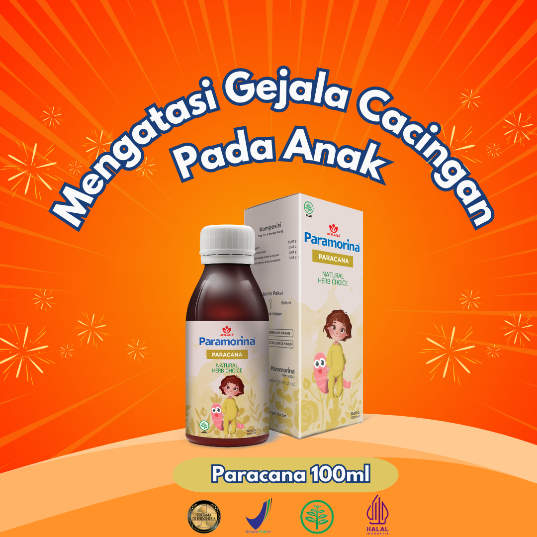Paramorina Paracana 100ml - Untuk Mengatasi Cacingan, Melancarkan ...
