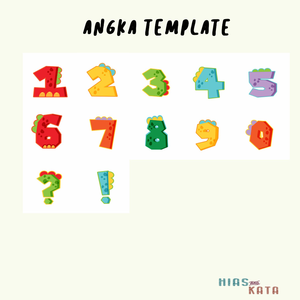 Magnet Kulkas Huruf Angka Aesthetic Alphabet Lucu Custom Satuan ...