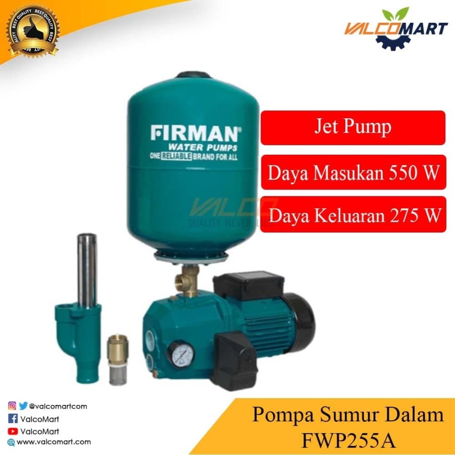 Firman FWP255A Pompa Sumur Dalam Jet Pump | Lazada Indonesia