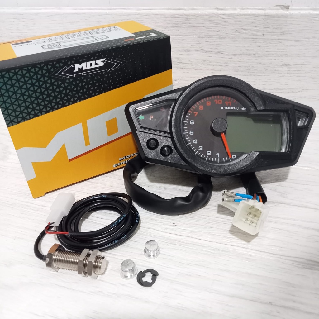 SPEEDOMETER KOSO RX1N Spido RX 1 Digital Spidometer Custom Universal ...