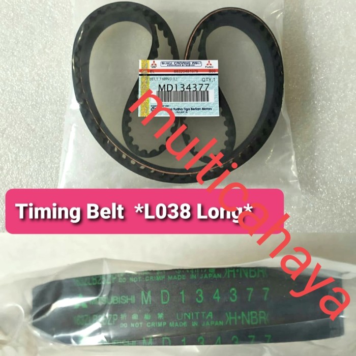 timing belt Mitsubishi L038/L300 diesel 2300cc panjang long MD134377 ...