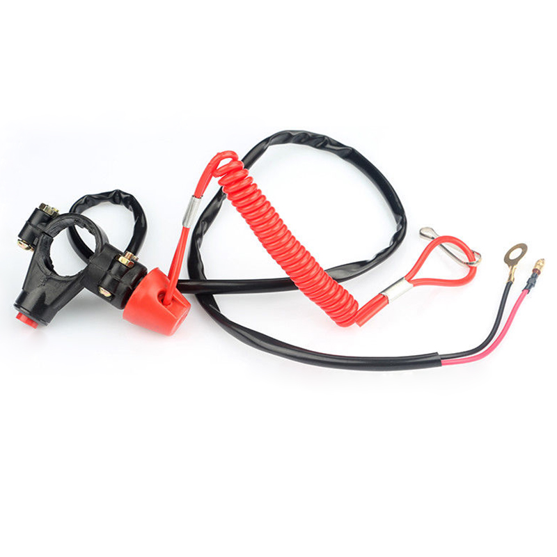 [Galloping Oasis Auto] Emergency Kill Stop Outboard Engine Switch Push Button Motorcycle Dirt ...