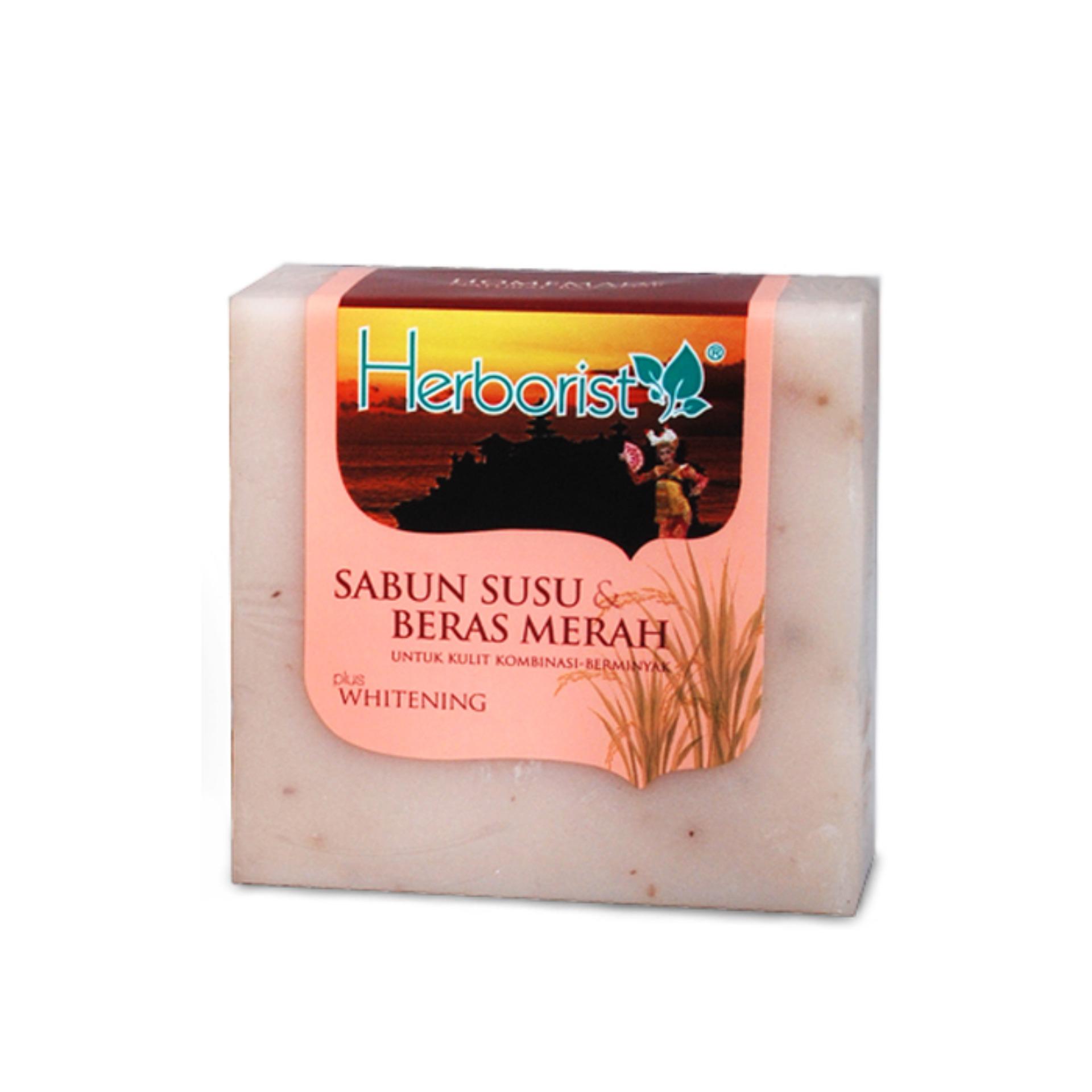 Herborist Natural Bar Soap Sabun Susu & Beras Merah - 80 Gr MERAH ...