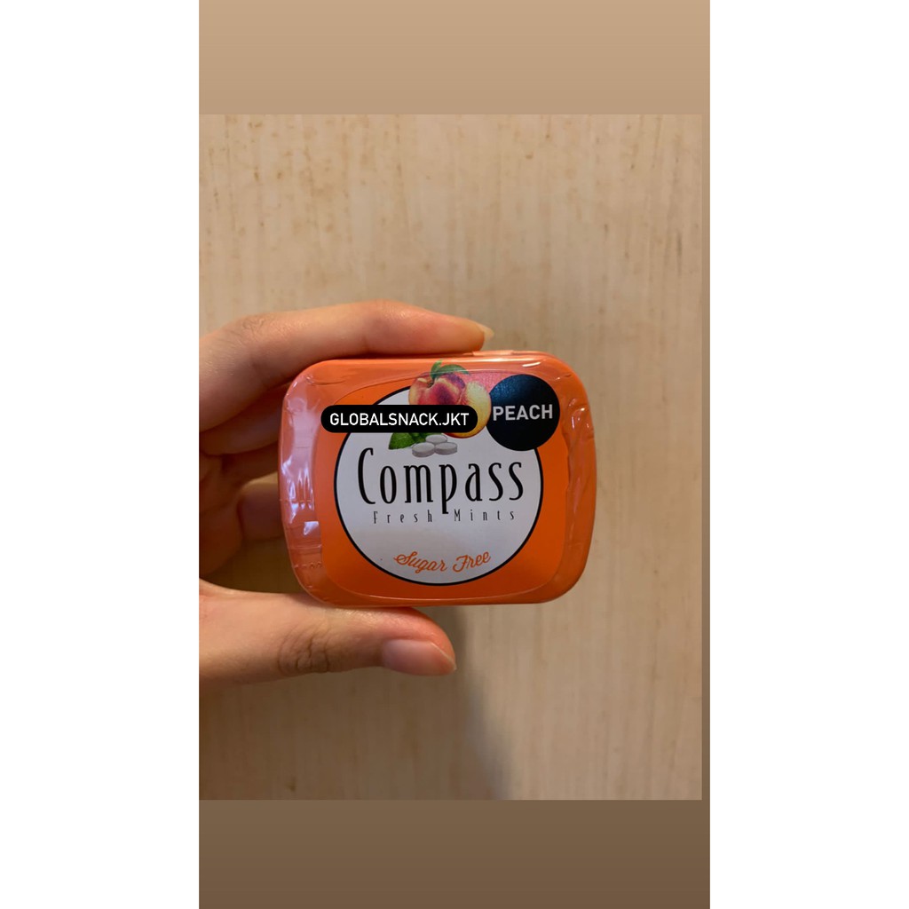 COMPASS FRESH MINTS MATCHA POME / MENTHOL / PEACH / PEPPERMINT ...