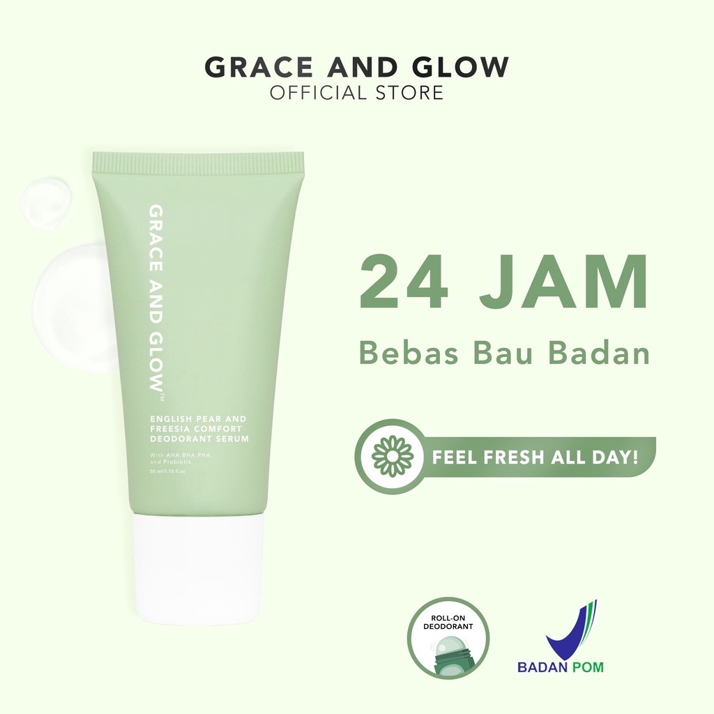 GRACE & GLOW Deodorant Roll On Serum 50ml | Lazada Indonesia