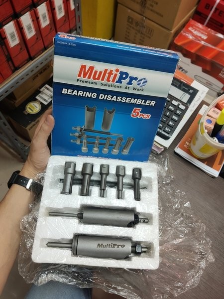 MULTIPRO BEARING PULLER SET 5 Pcs Disassembler Lepas Treker Bearing ...
