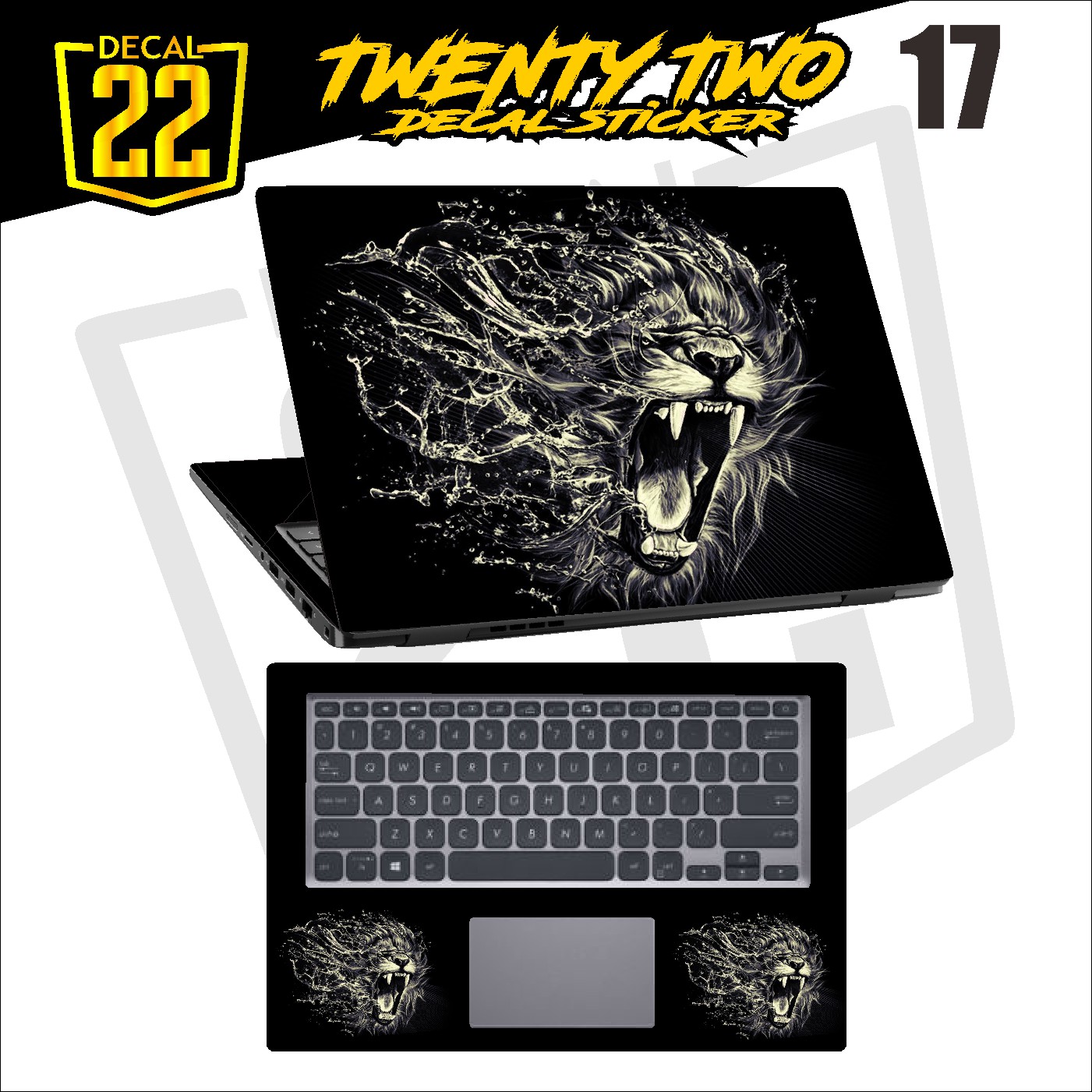 Stiker laptop Garskin Laptop 10 12 13 14 15 17 inch Cover Skin Retro ...