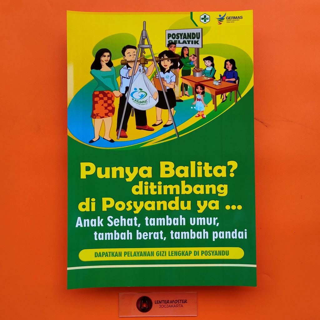 Poster Timbang Balita di Posyandu | Lazada Indonesia