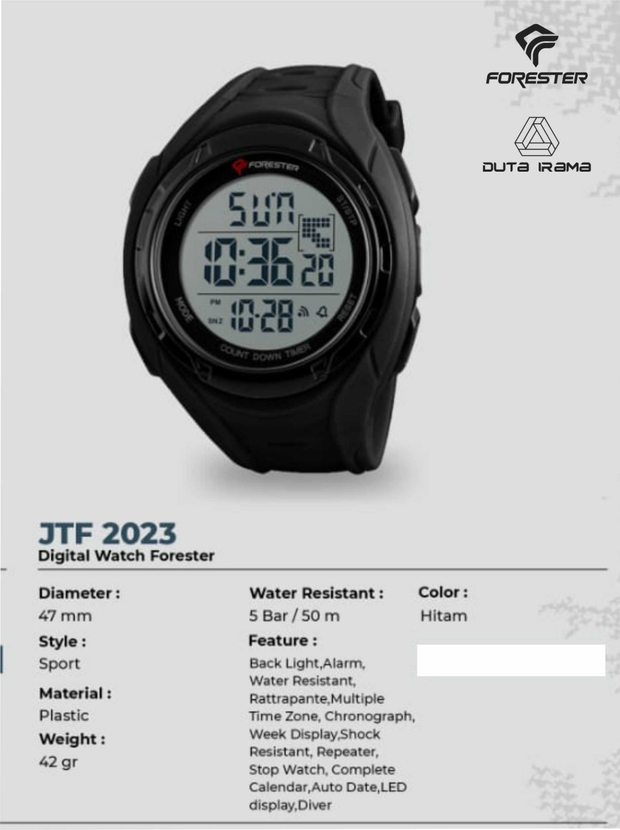 DUTAIRAMA - JAM TANGAN FORESTER JTF2023 | Lazada Indonesia