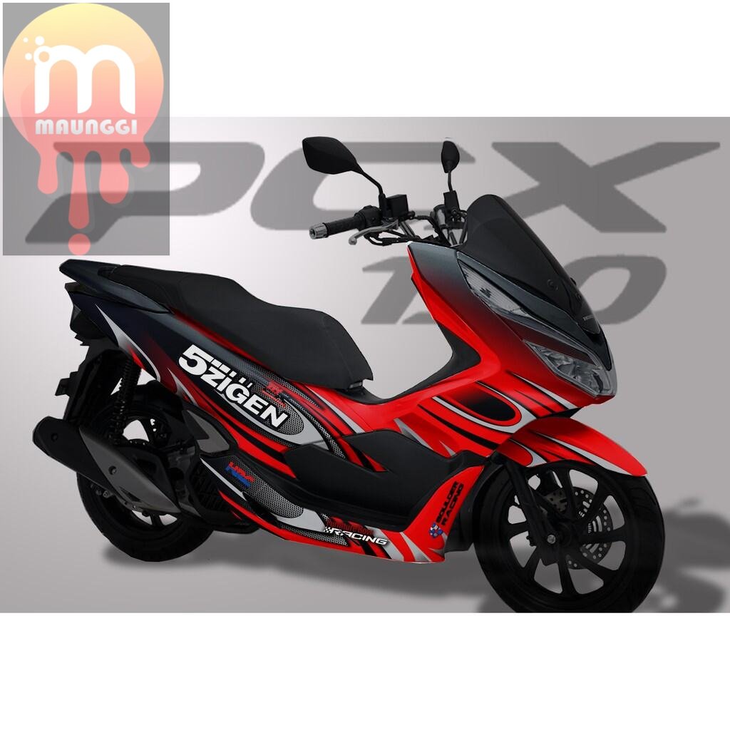 sticker decal honda pcx 150 full body striping decal | Lazada Indonesia